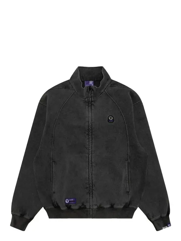 AAPE BY *A BATHING APE Logo-detail Zip-up Jacket - Grey