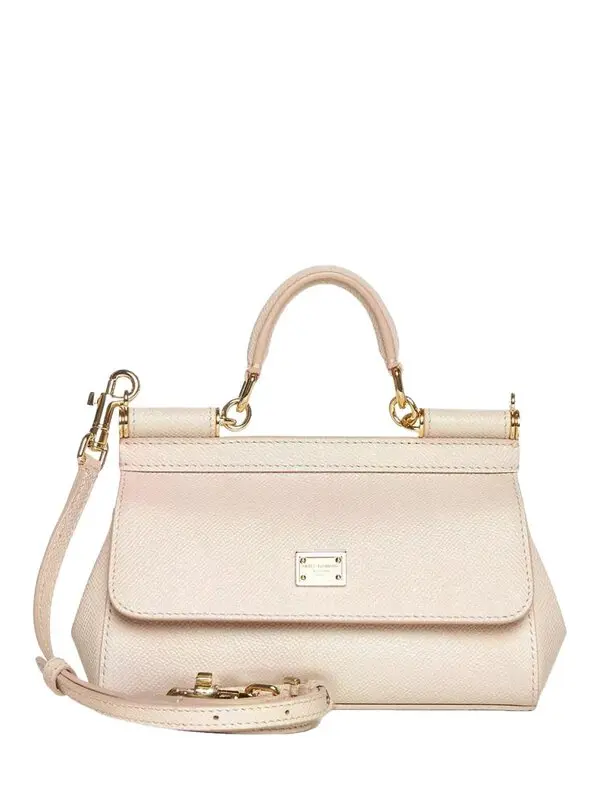 Dolce & Gabbana Small Sicily Tote Bag - Neutrals