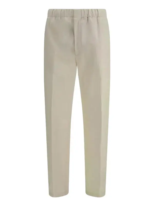 LARDINI Elasticated Trousers - Neutrals