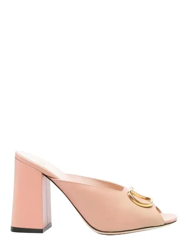 Valentino Garavani Logo-embellishment Sandals - Pink