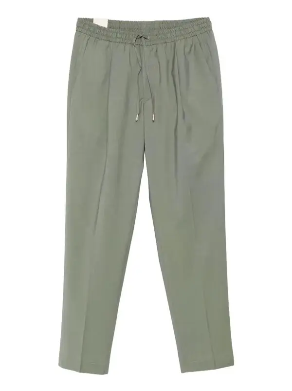 BRIGLIA 1949 Wimbledons Drawstring Pleated Trousers - Green