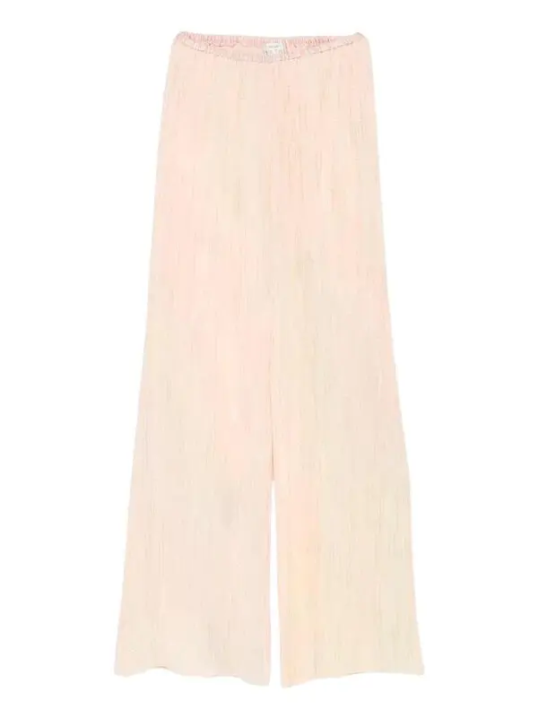 FORTE_FORTE Elasticated-waistband Palazzo Pants - Pink