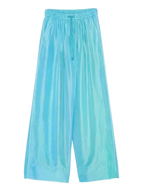 FORTE_FORTE Drawstring Trousers - Blue