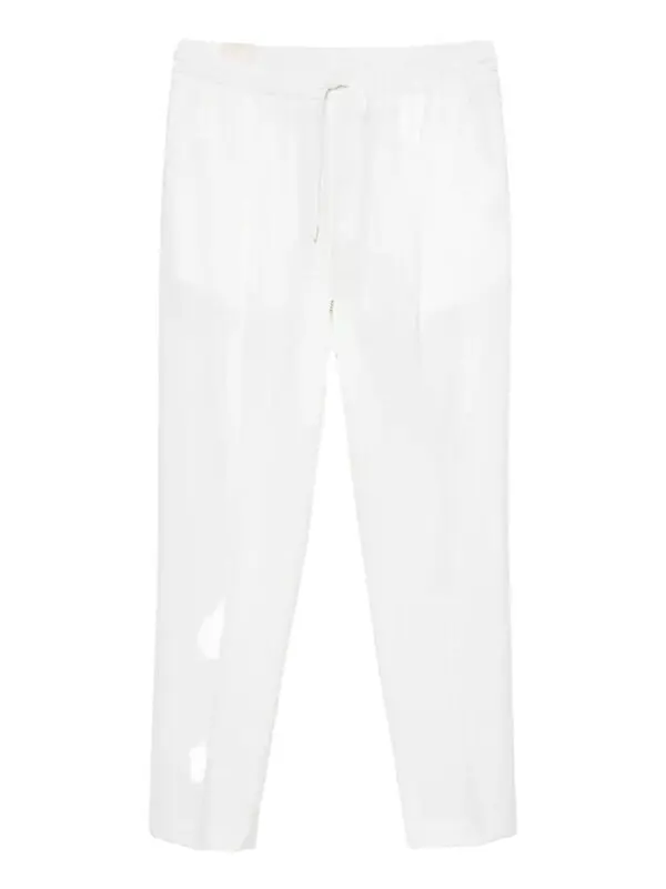 BRIGLIA 1949 Wimbledons Drawstring Trousers - White
