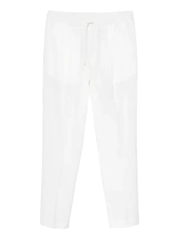 BRIGLIA 1949 Drawstring Trousers - White