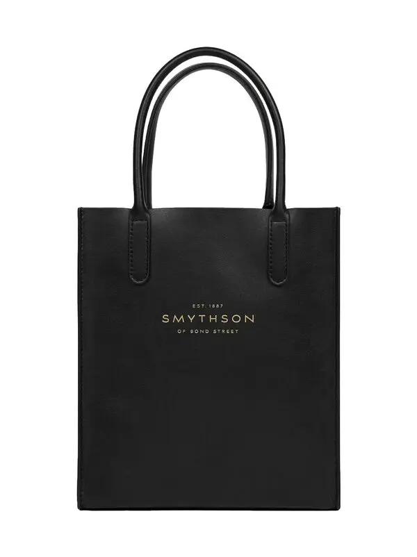 Smythson Mini Kingly Tote Bag - Black