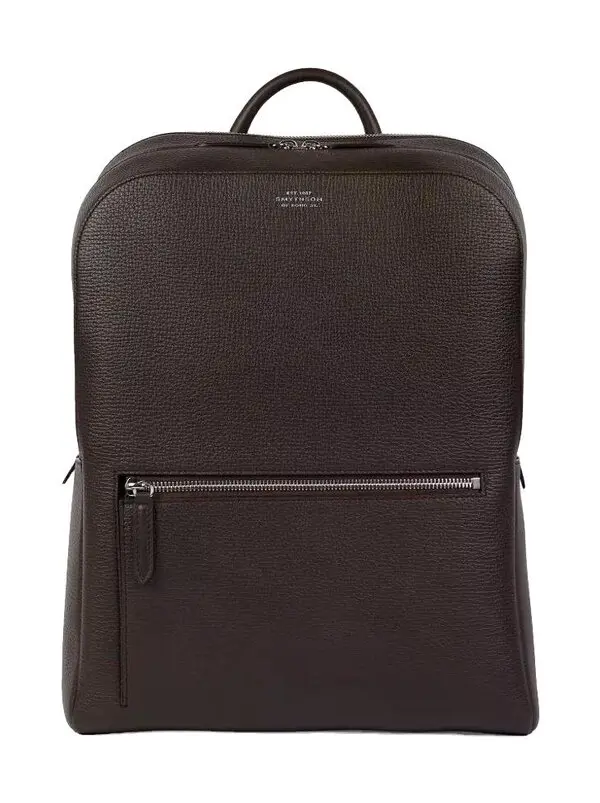 Smythson Ludlow Zip-around Backpack - Brown