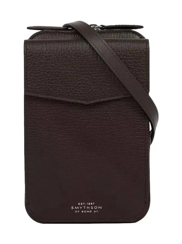 Smythson Ludlow Cross Body Bag - Brown