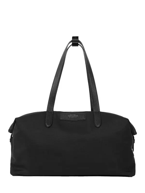Smythson Small Zip Holdall Bag - Black