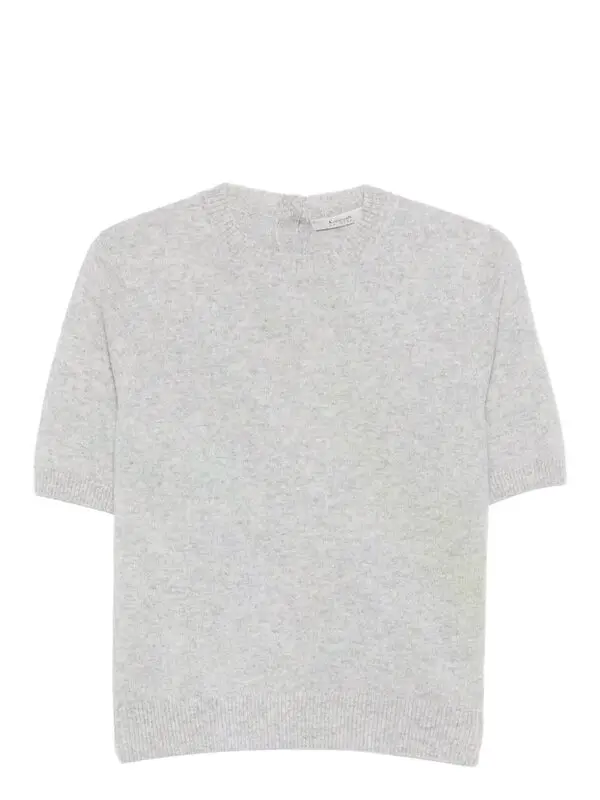 Kristensen Du Nord Short-sleeve Sweater - Grey
