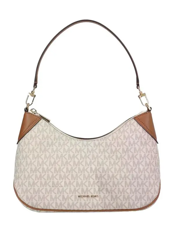 Michael Kors Jet Set Logo Shoulder Bag - Neutrals
