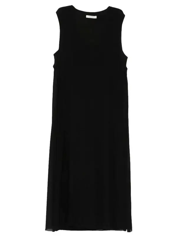 Kristensen Du Nord Scoop-neck Midi Dress - Black