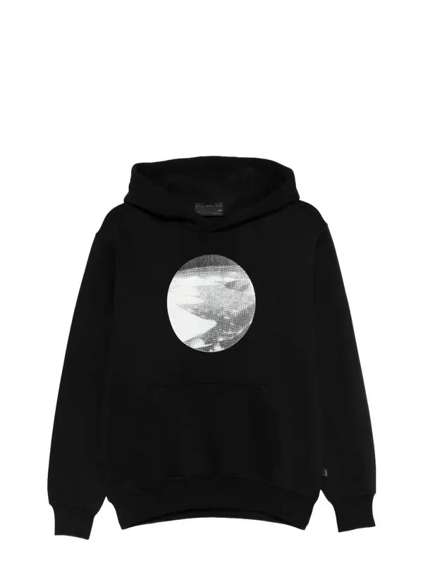 Alpha Industries Graphic Print Hoodie - Black