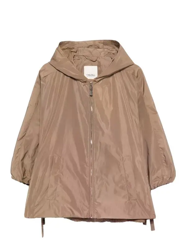 Max Mara Drawstring Hem Coat - Neutrals