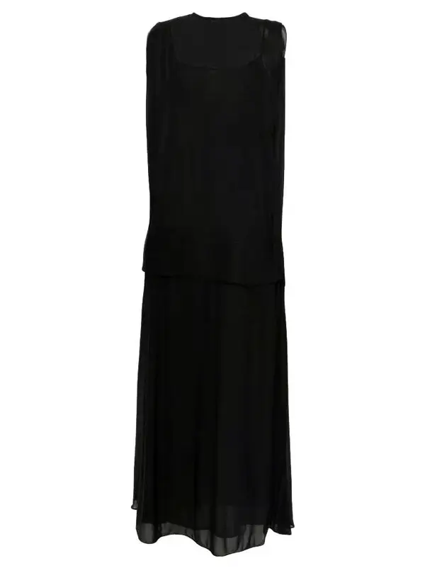 Sportmax Sleeveless Midi Dress - Black