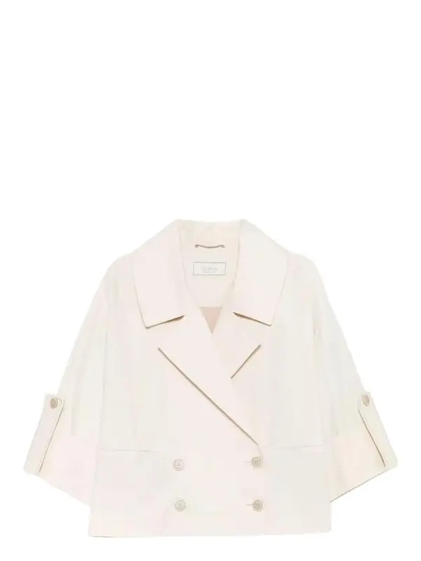 Peserico Double-breasted Jacket - Neutrals