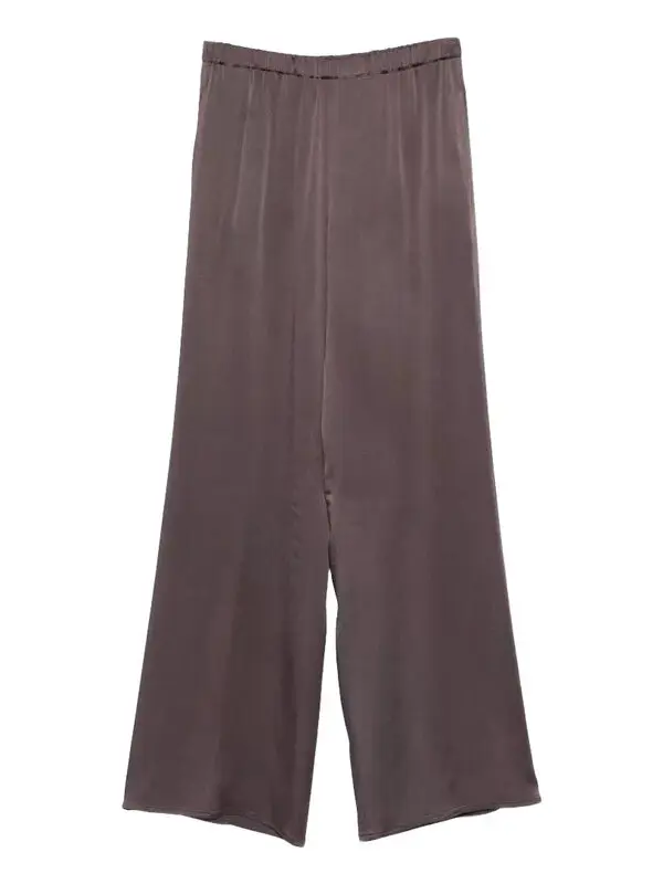 Antonelli Firenze Elasticated-waistband Palazzo Pants - Purple