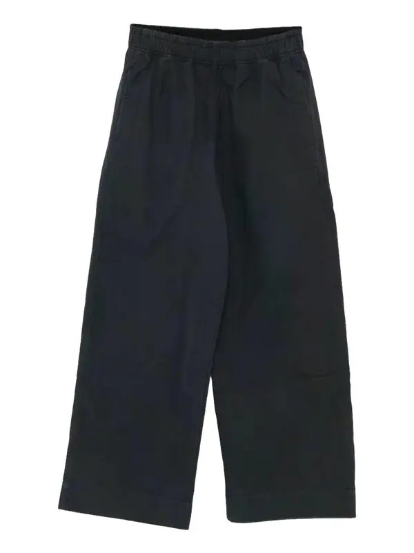MARGARET HOWELL Elasticated Cropped Trousers - Blue