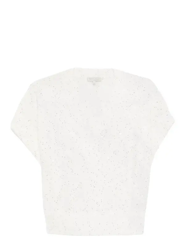 Antonelli Firenze V-neck Top - White