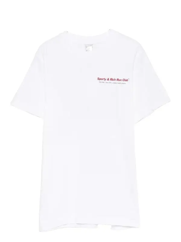 SPORTY & RICH Logo-print T-shirt - White