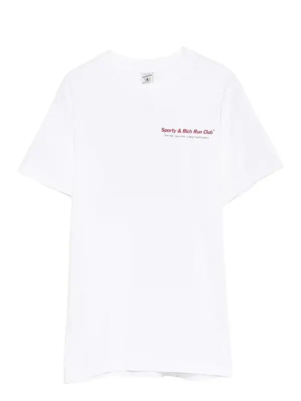 SPORTY & RICH Logo-print T-shirt - White