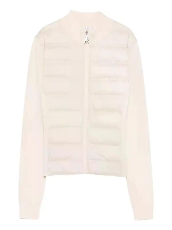 Patrizia Pepe Quilted Zip-up Puffer Jacket - Neutrals