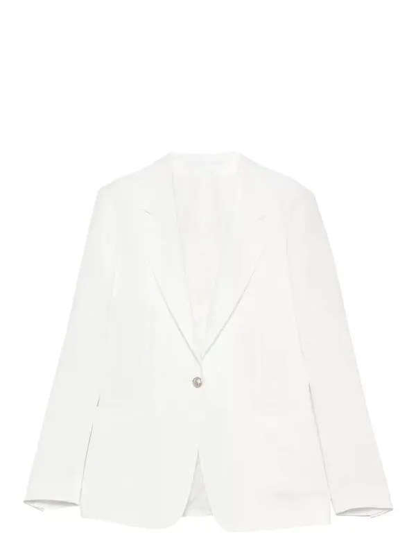 Tagliatore Single-breasted Blazer - White