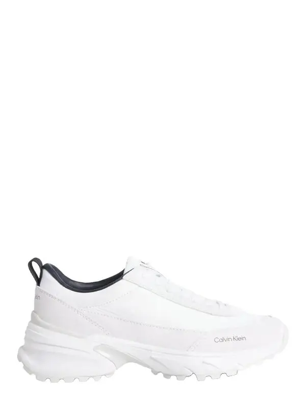 Calvin Klein Panelled Sneakers - White