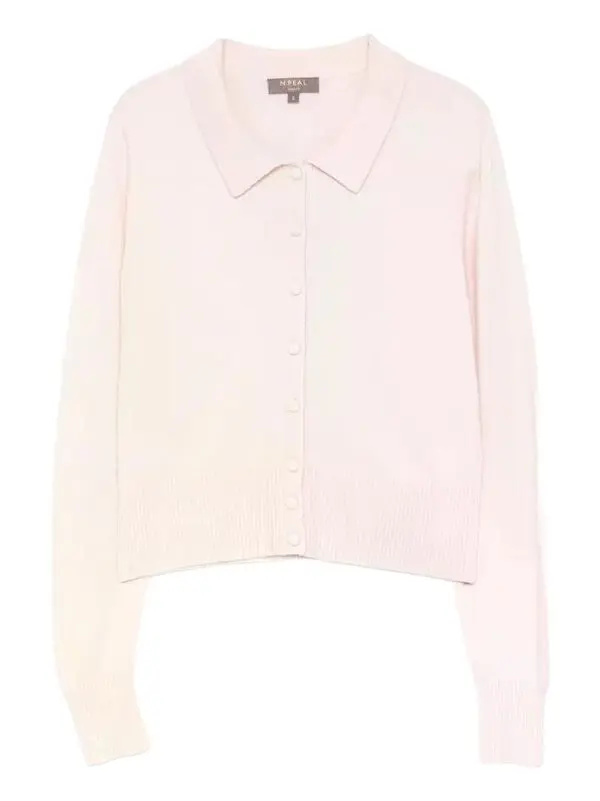N.peal Long-sleeve Cashmere Cardigan - Pink