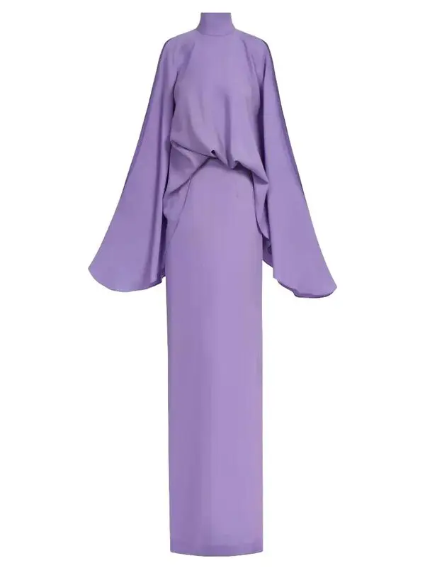 TALLER MARMO Bacall High Neck Dress - Purple
