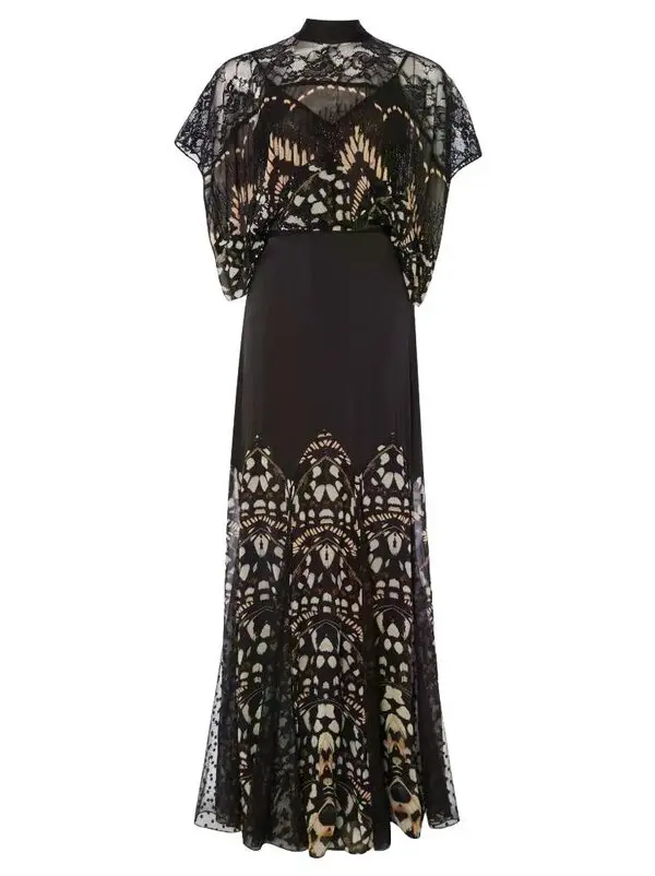 TEMPERLEY LONDON Emperor Long Dress - Black