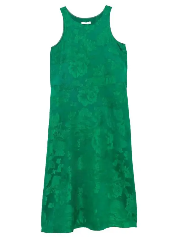 PSOPHIA Floral Jacquard Dress - Green