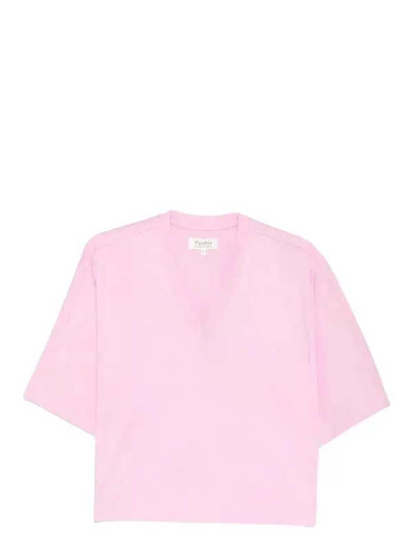 PSOPHIA V-neck T-shirt - Pink
