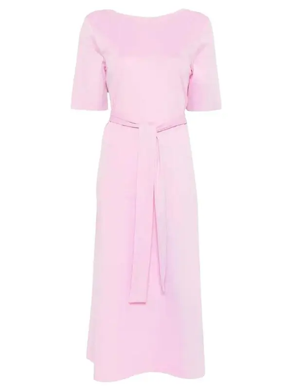 PSOPHIA Tie-belt Dress - Pink