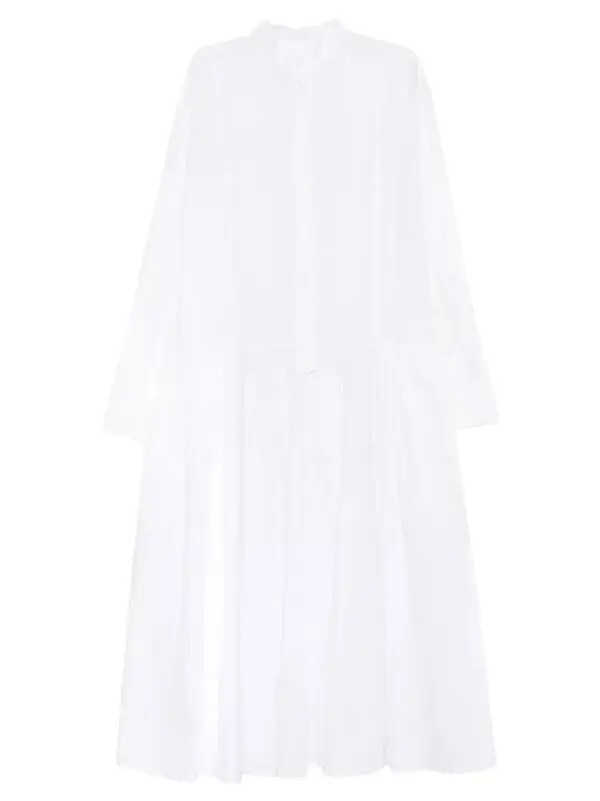 PSOPHIA Drop-waist Midi Dress - White