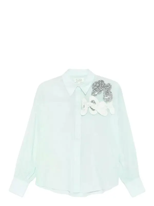PSOPHIA Embellished Shirt - Blue