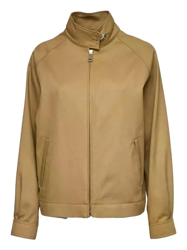 FAY Zip-up Bomber Jacket - Neutrals