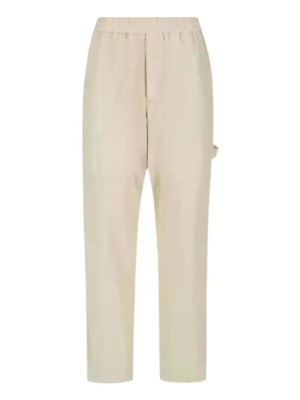 Iceberg Elasticated-waistband Cargo Trousers - Neutrals
