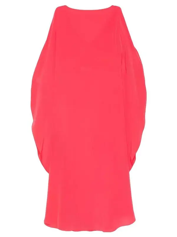GIANLUCA CAPANNOLO Iris Bat-wings Midi Dress - Pink