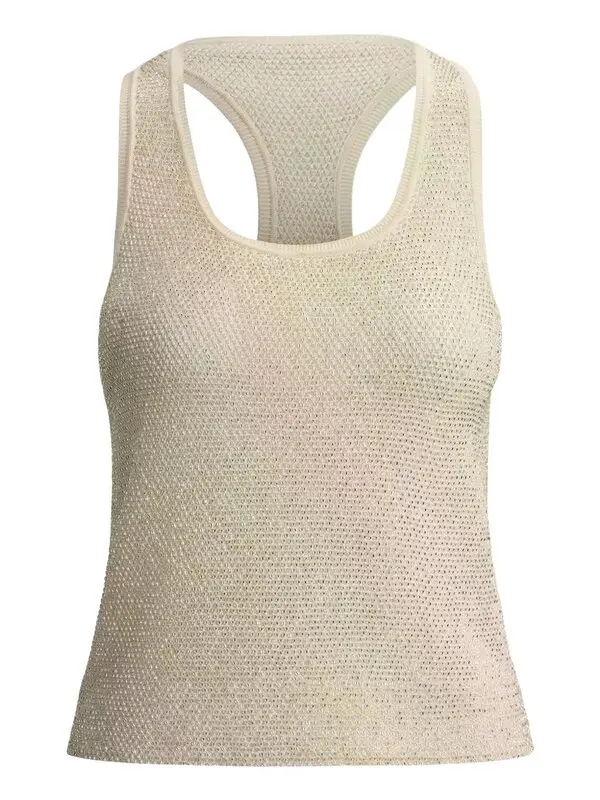 Ralph Lauren Knit Top With Round Neck - Neutrals