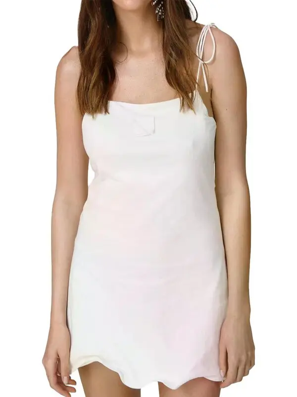 PNK Tie-strap Mini Dress - White