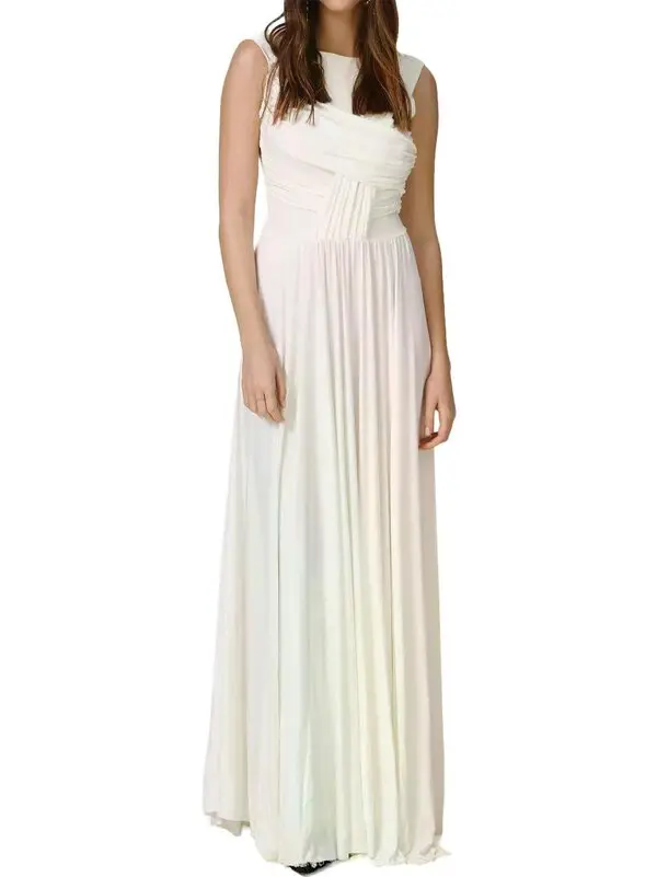 PNK Draped Maxi Dress - White
