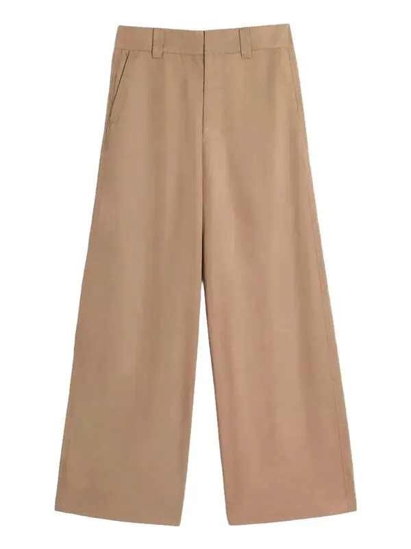 LEMAIRE Belt-loop Pocket Trousers - Neutrals