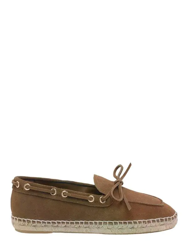 PALOMITAS BY PALOMA BARCELÒ Laces Round Toe Loafers - Brown