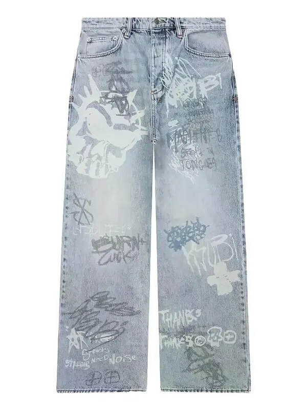 Ksubi Maxx Rogue Graffiti Jeans - Blue