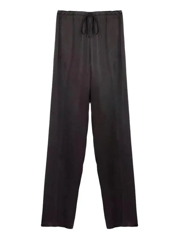 SEMICOUTURE Elasticated Drawstring Trousers - Brown