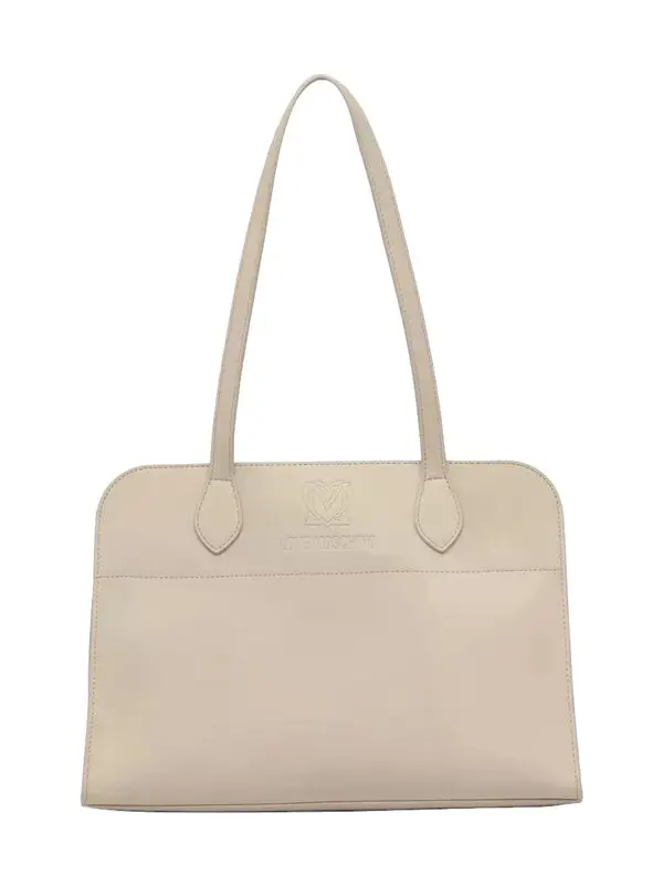 Moschino Embossed Tote Bag - Neutrals
