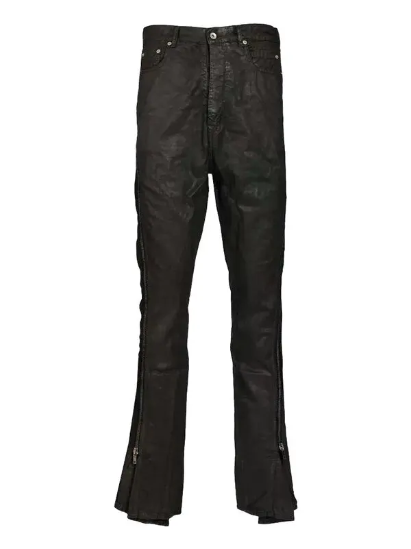 Rick Owens Zip Low-rise Jeans - Black