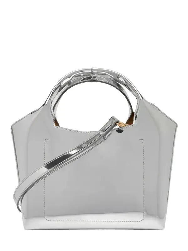 Moschino Logo Lettering Tote Bag - Silver