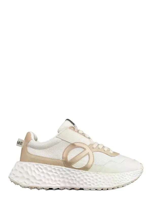 NO NAME Logo Panelled Sneakers - Neutrals